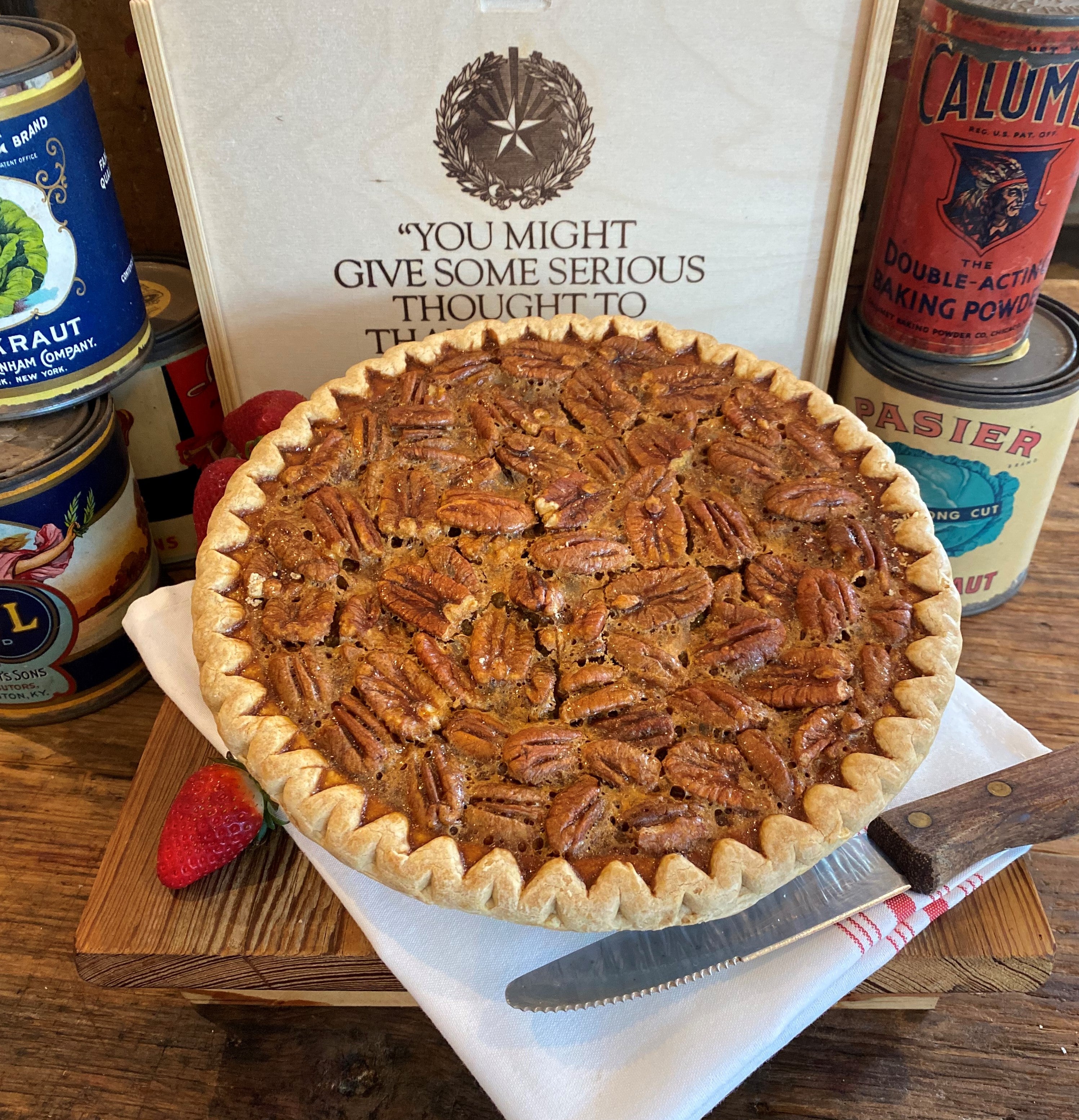 Pick-Up Brazos Bottom Pecan Pie – Goode Co. Grocers