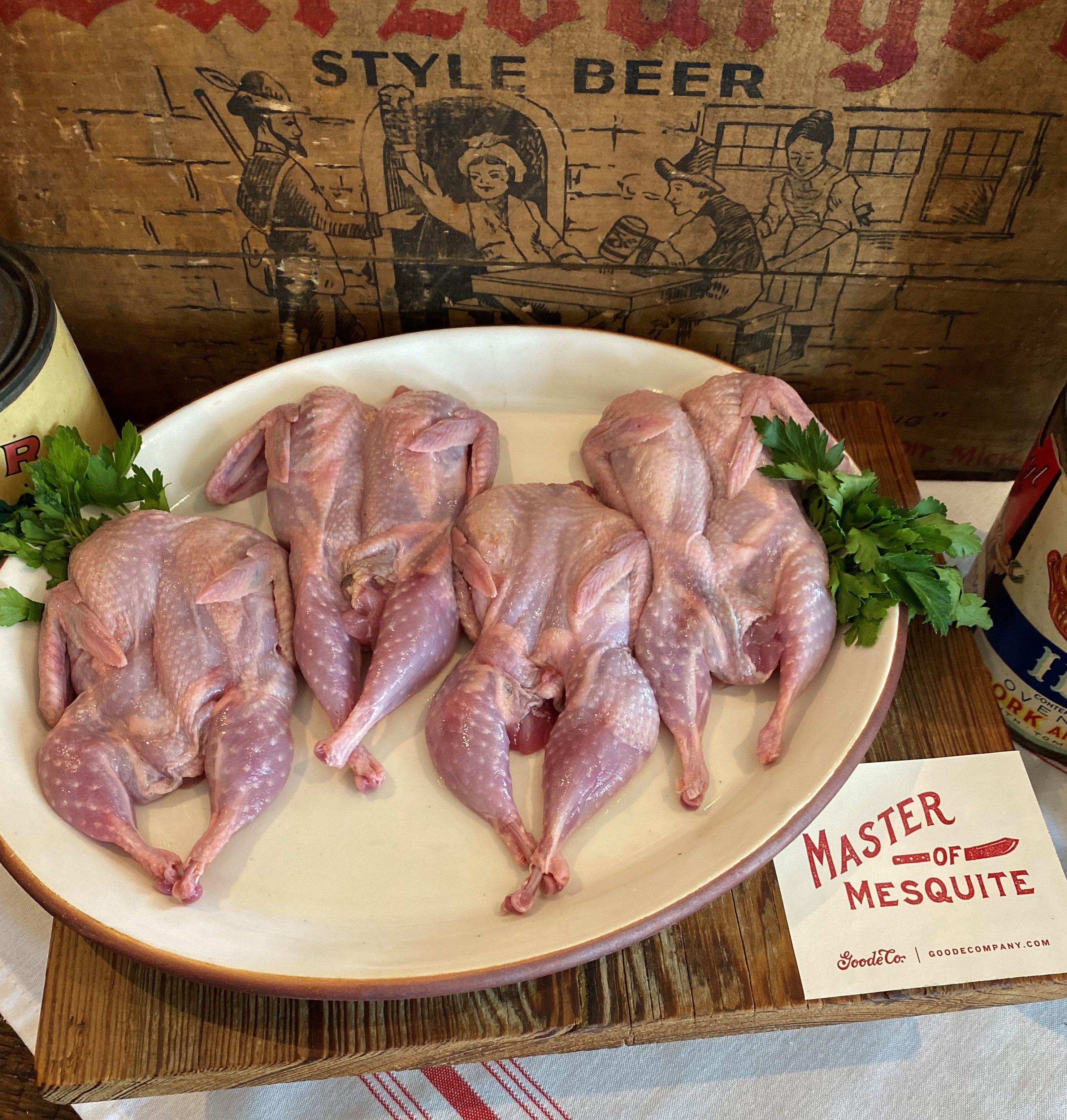 Texas Farm-Raised, Semi-Boneless, Quail – Goode Co. Grocers